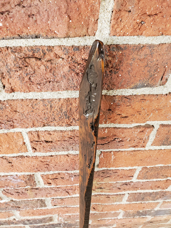 Walking Stick- Made from Reclaimed 100 Year Old Kentucky Tobacco Stick ...